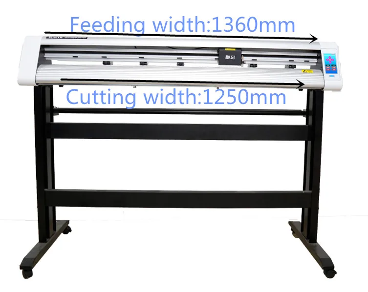 Teneth 48 Inch Vinyl Cutter Plotter With Full Touch Screen And Ccd Camera Automatic Contour Cut