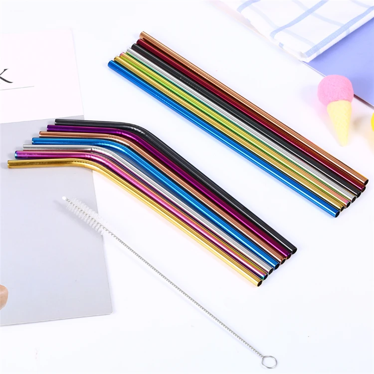 Customized Logo Stainless Steel Straws - Eco-friendly
