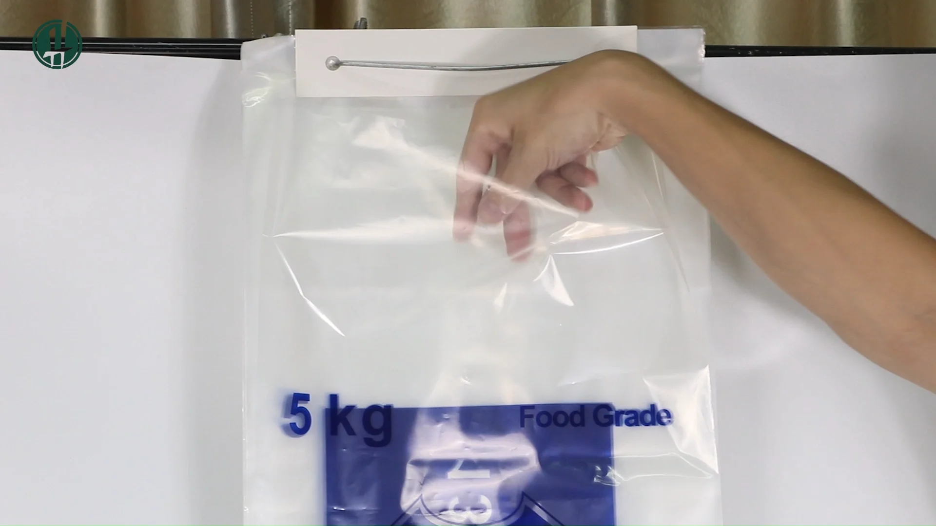 Custom Printed Clear Plastic 8 Lb Ice Bag With Drawstring Closure - Buy ...