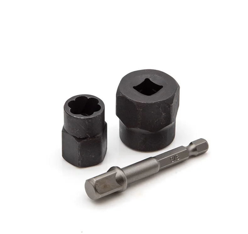 14-Piece Nut Bolt Extractor Set with Anti-Thread Barrel Sliding Teeth ...