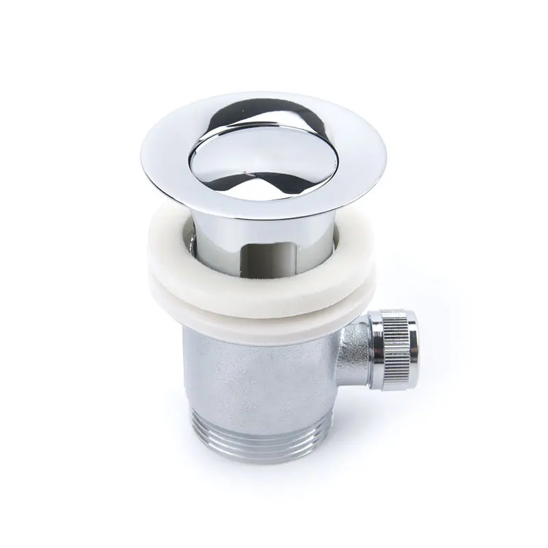 Brass Rod Lever Basin Drain Pop -up Waste Bathroom Sink Waste With ...