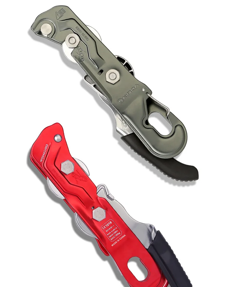 Manually Controlled Rescue Stop Descender For Climbing Arborist Work At ...