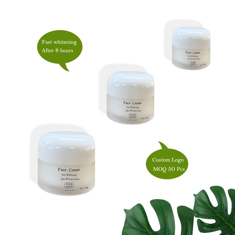 8 Hours Quick Effect Whitening Face Cream Organic Strong Whitening ...