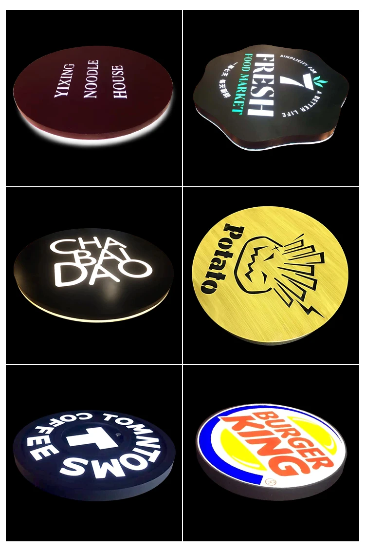 Onered Custom Outdoors Double Sided Backlit 3d Led Acrylic Advertising ...