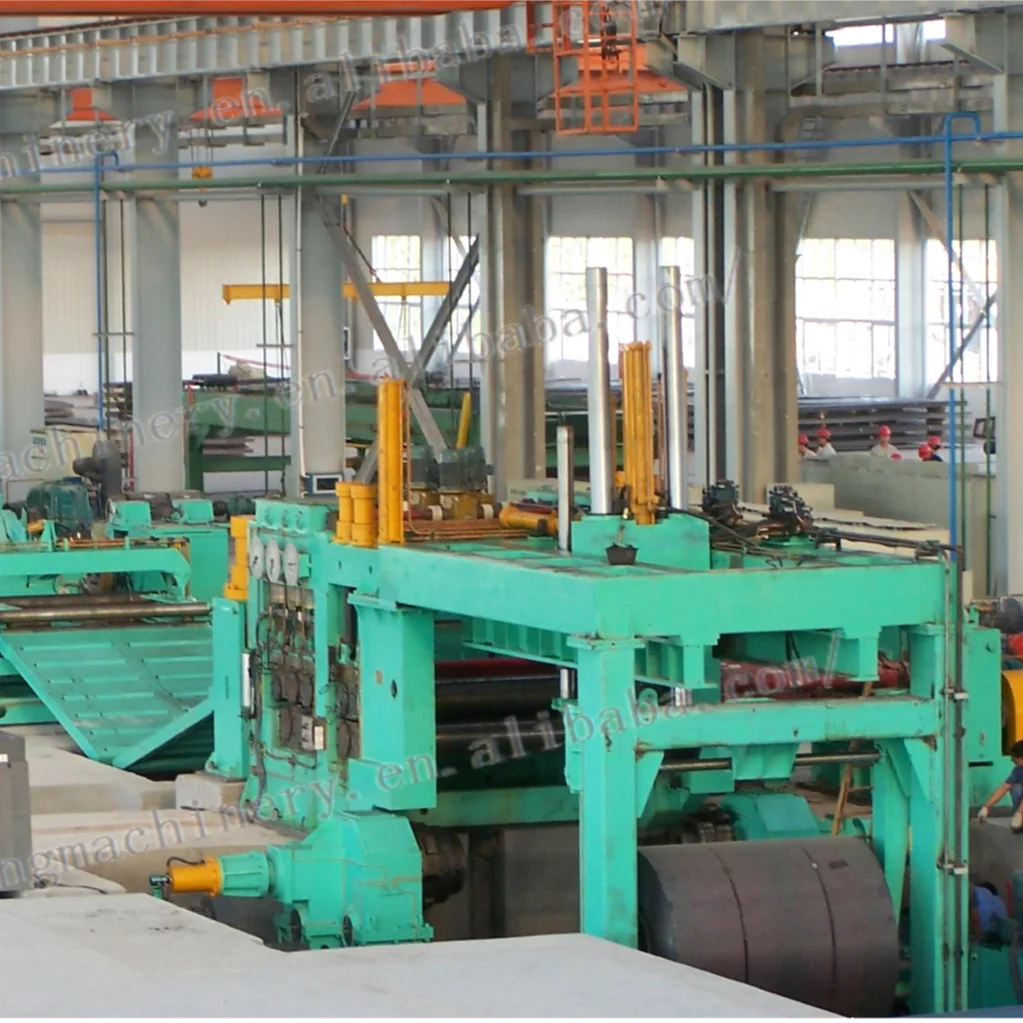 Steel Coil Uncoiling Leveling Shearing Stacking Line/ Hot Roll Steel ...