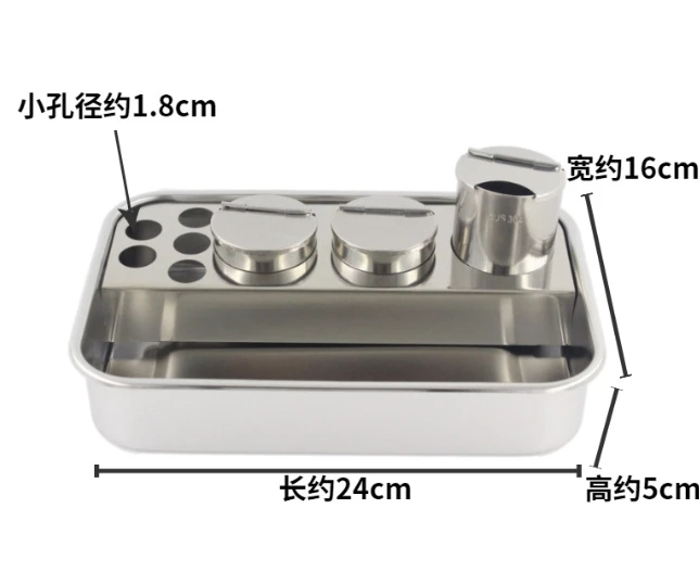 304 Stainless Steel Perforated Disinfection Change Prescription Tray ...