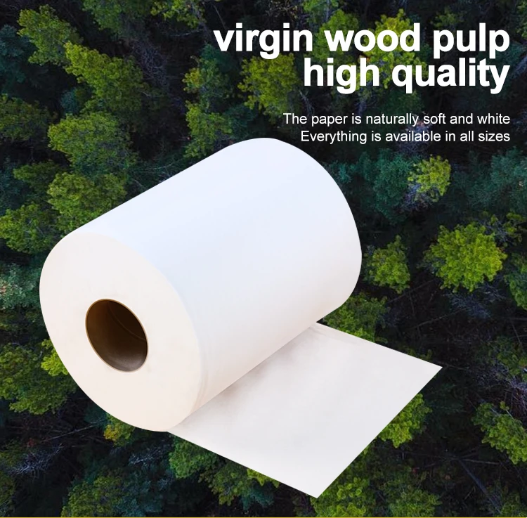 Custom Printed Tissue Maxi Roll - Premium Hand Towel