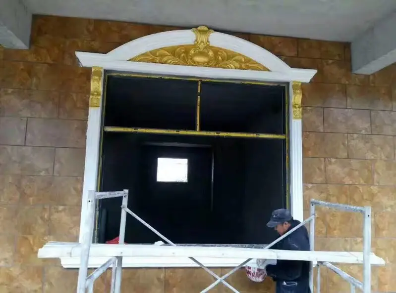 Exterior Decorative Cement Window Frame Molding Plastic Molds For ...