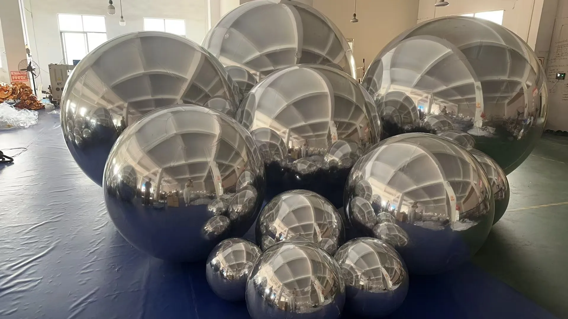 Giant Inflatable Metallic Balls - Perfect for Parties