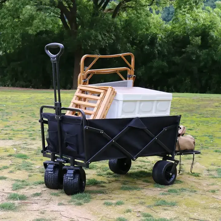 Custom Outdoor Collapsible Folding Garden Extension Trolley Cart ...