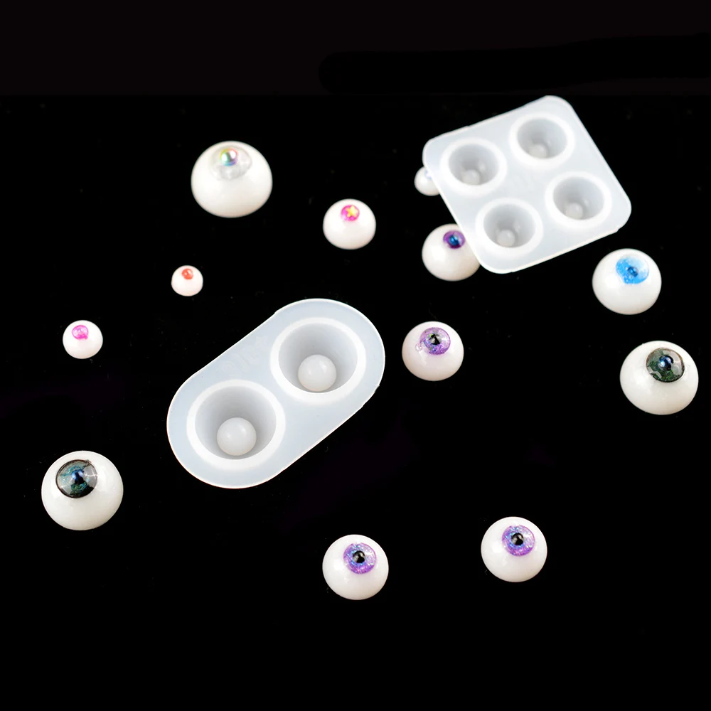 Doll Eyes Resin Casting Molds Silicone Bjd Eyeball Molds Epoxy Resin ...