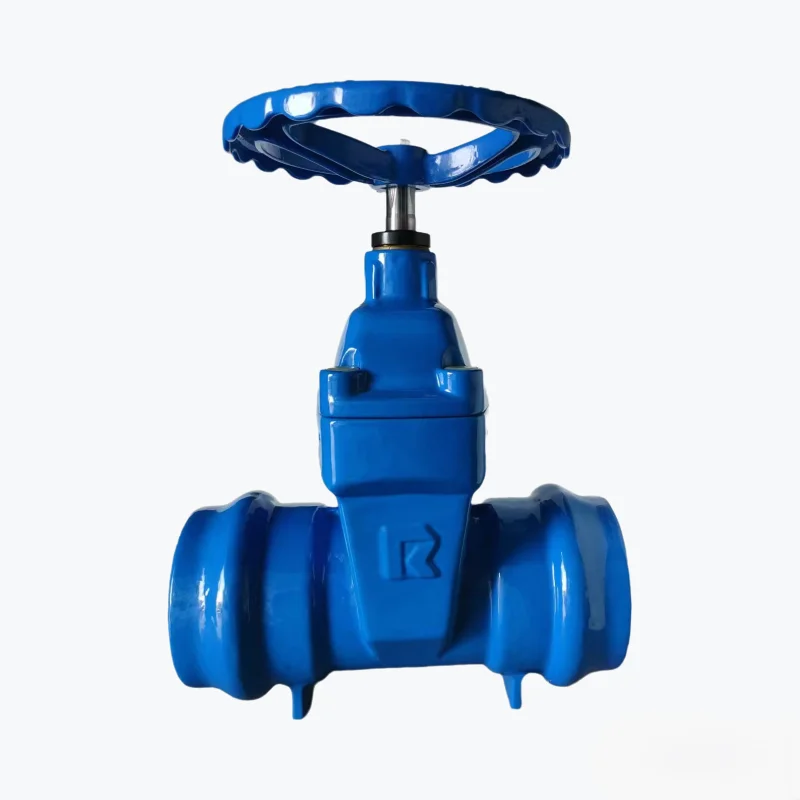 DN100 DN110 Ductile Iron Soft Seated Manual PVC Pipe Socketed End Resilient Gate Valve Non ...