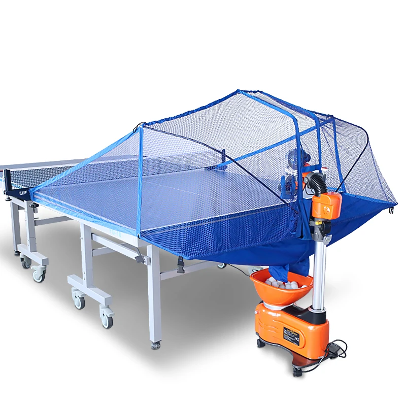 Double Fish E6 Table Tennis Ball Machine - Durable & Efficient