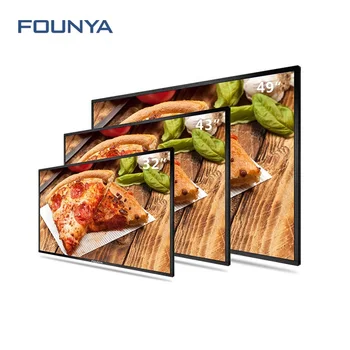 Wall Mounted 42 Inch Restaurant Digital Menu Display Board Wholesale ...
