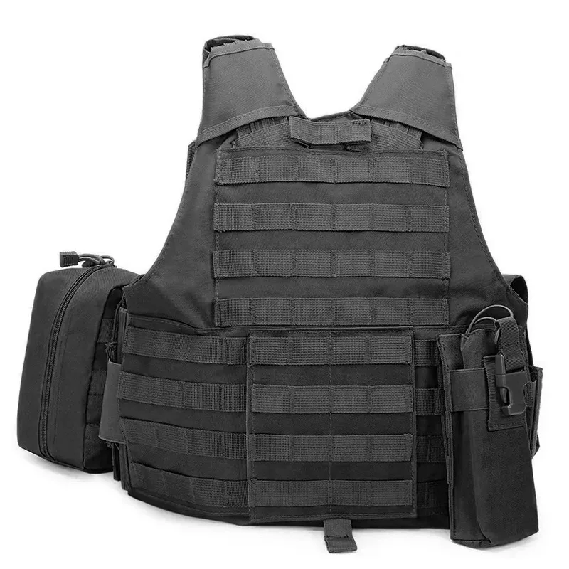 Men's Durable Nylon Polyester Tactical Vest for Outdoor Battle Ghost ...