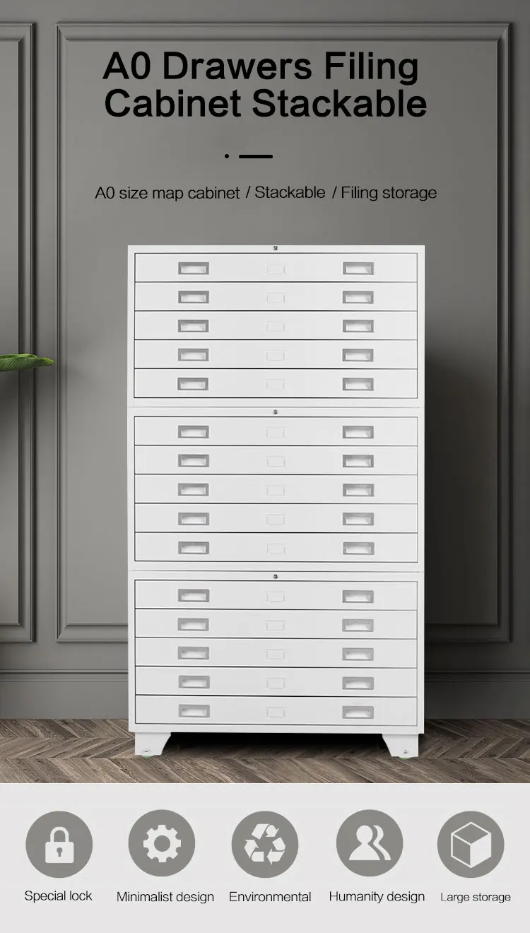 Cheap Metal Storage Cabinet Locking A0 Size Map Cabinet - Buy A0 ...