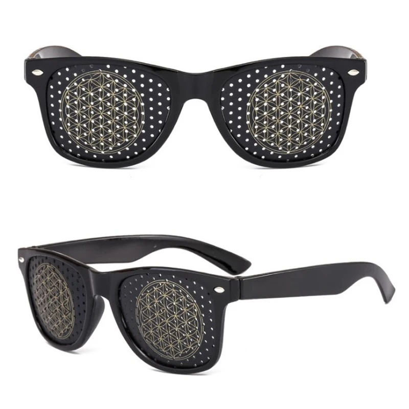 Party Colored Pinhole Sticker logo Sunglasses Personal| Alibaba.com