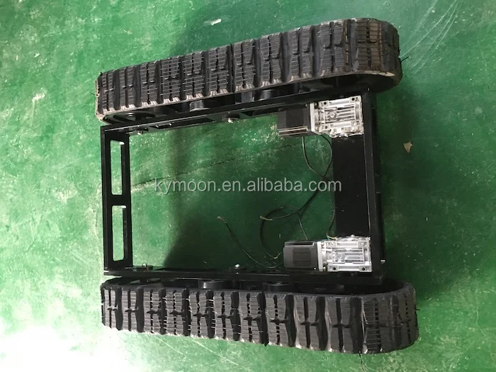 Tracked Vehicle Chassis Light Rubber Track Undercarriage Fire Fighting ...