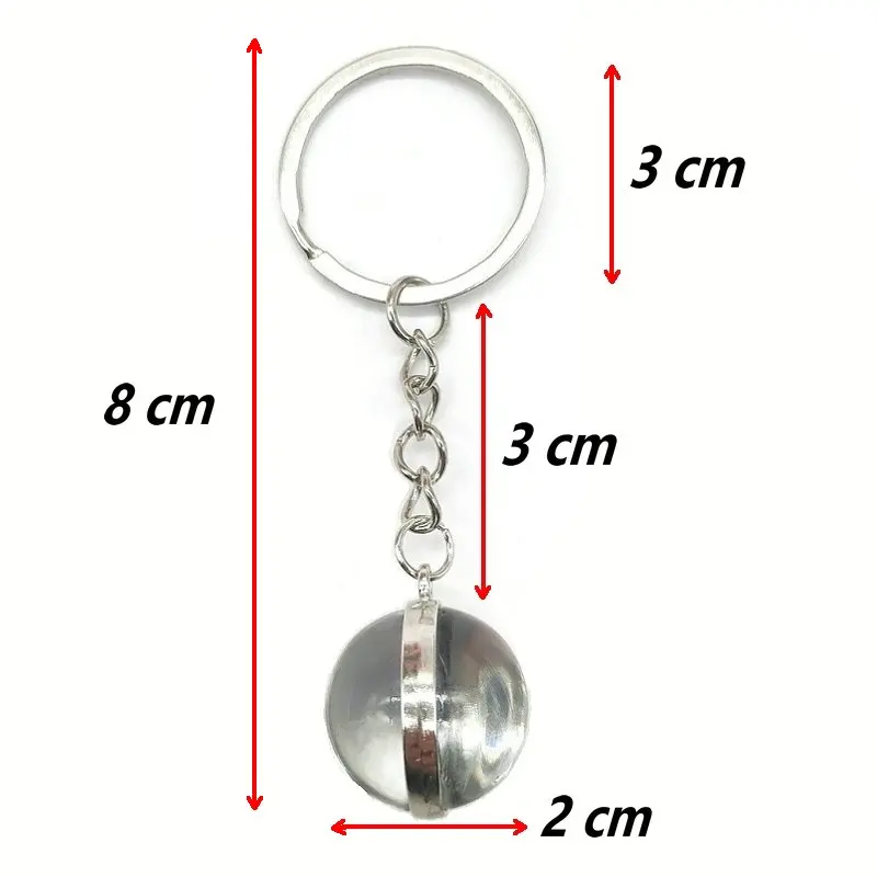 Solar System Planets 3d Keychain Milky Way Nebula Space Key Chain Moon ...