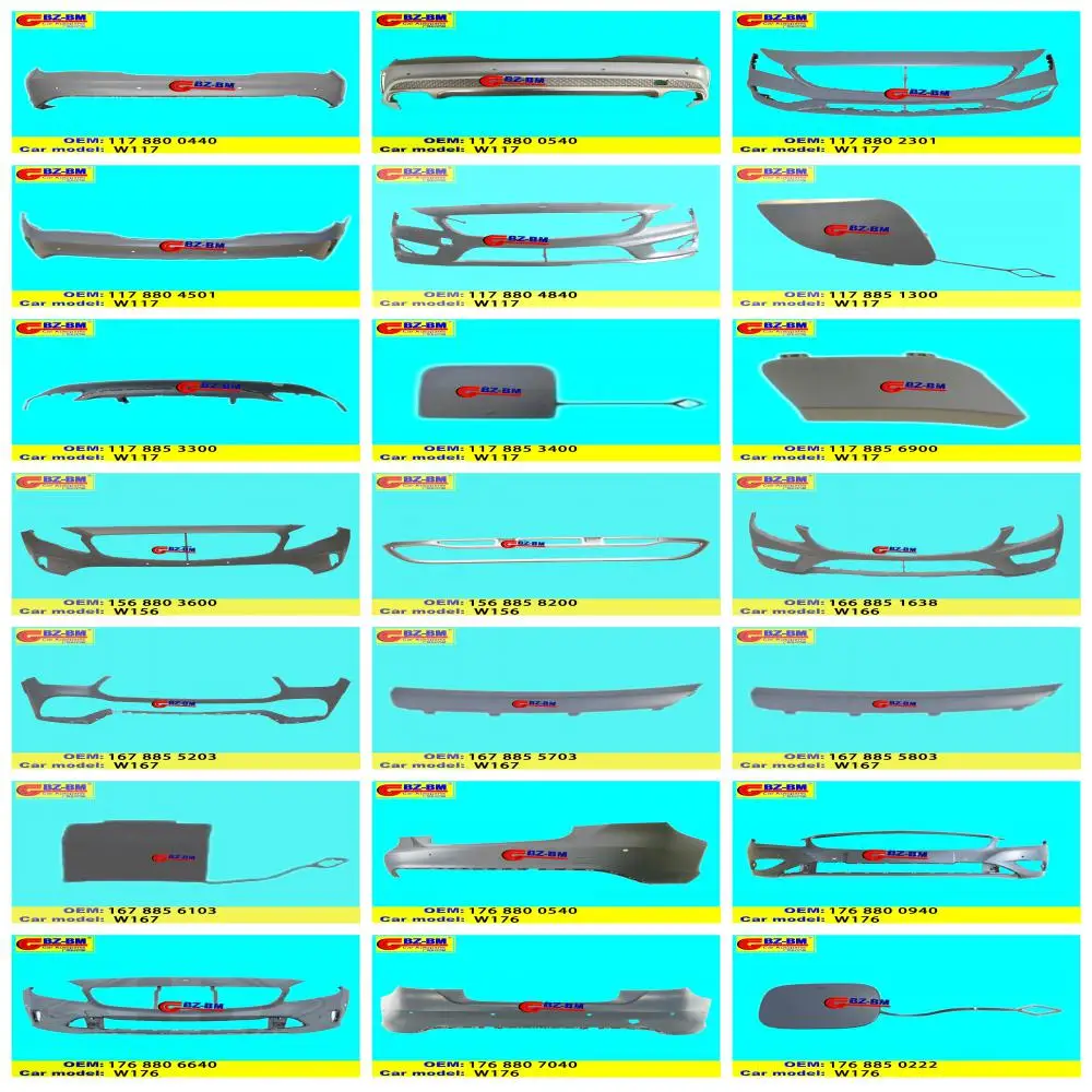 Front Bumper And Front Bumper Ventilation Grille Is Suitable For Benz ...