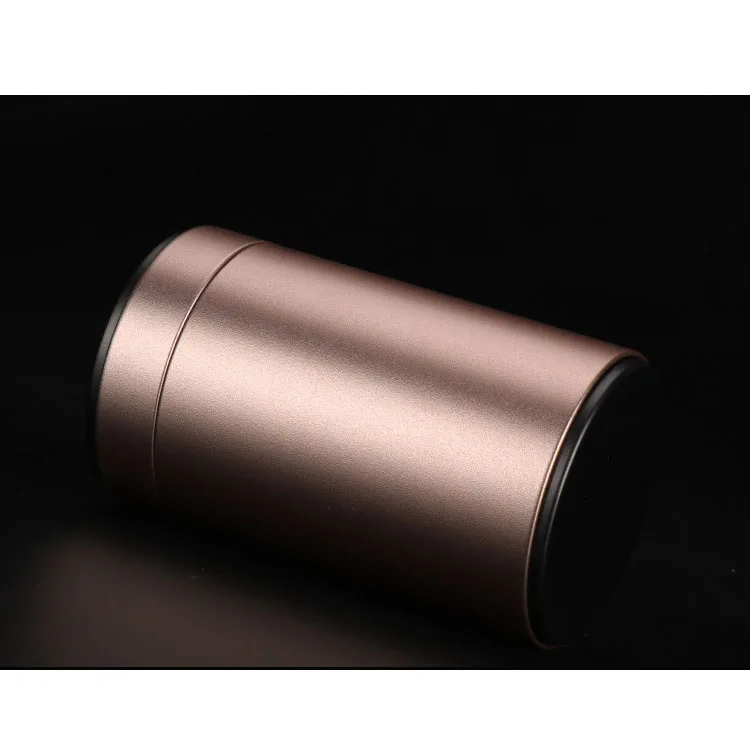 Luxury Cylinder Metal Container 100g 150g Foodgrade Airtight Tea Can ...