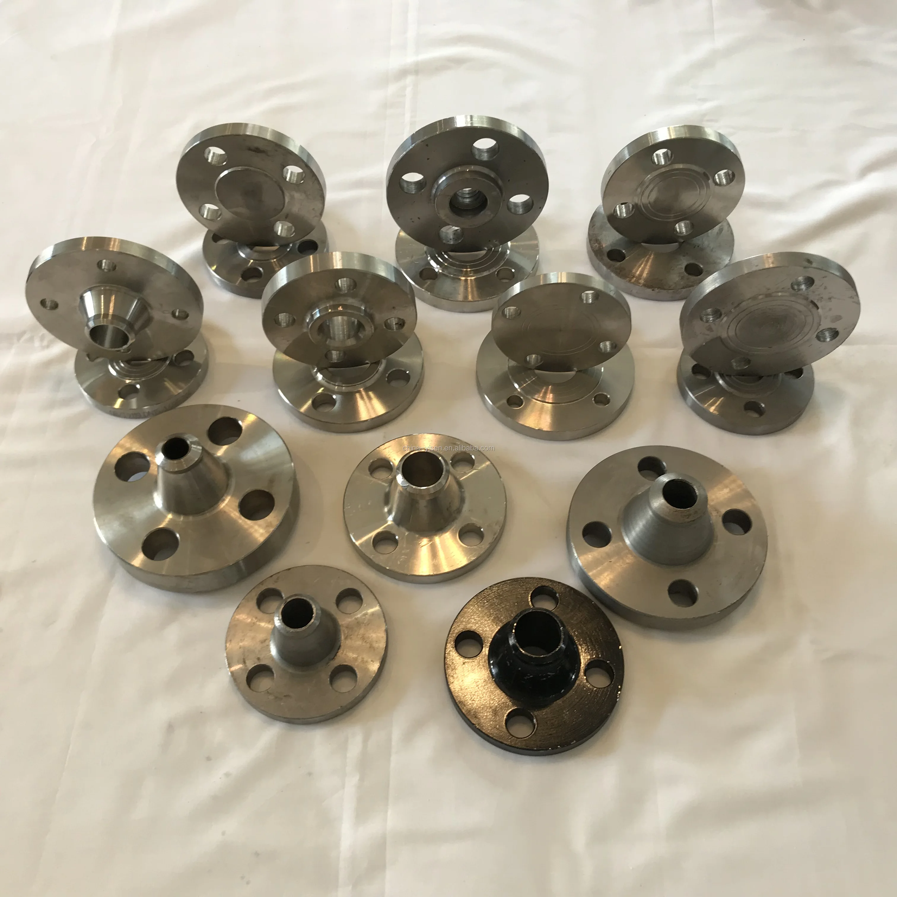 Flat Flanges DIN 24154 Laser Cutting Stainless Steel