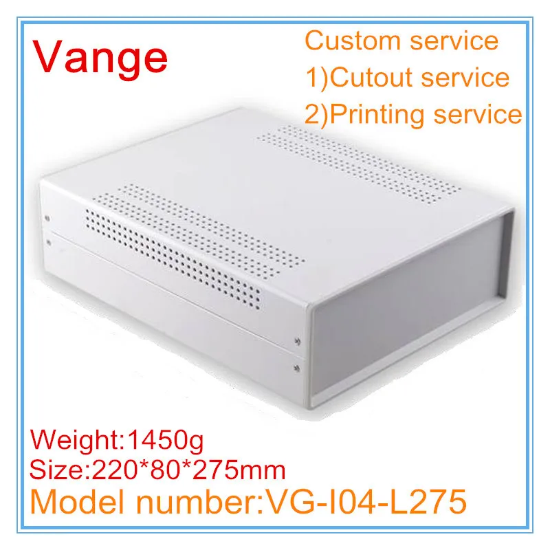 Vange Device Junction Box 220*80*275mm Steel Project Box Pcb Enclosure ...