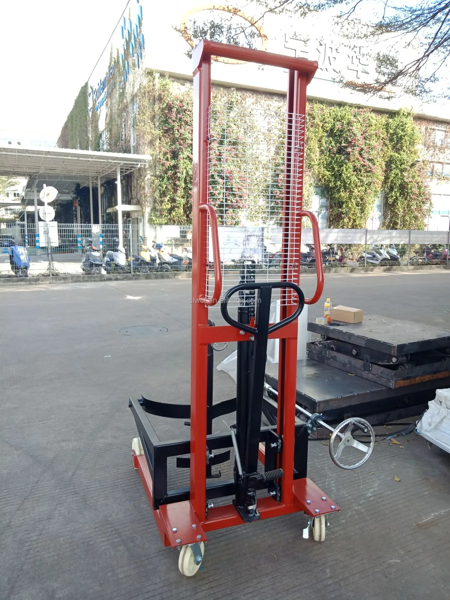 350kg Manual Hydraulic Portable Drum Rotator - Buy Portable Drum ...