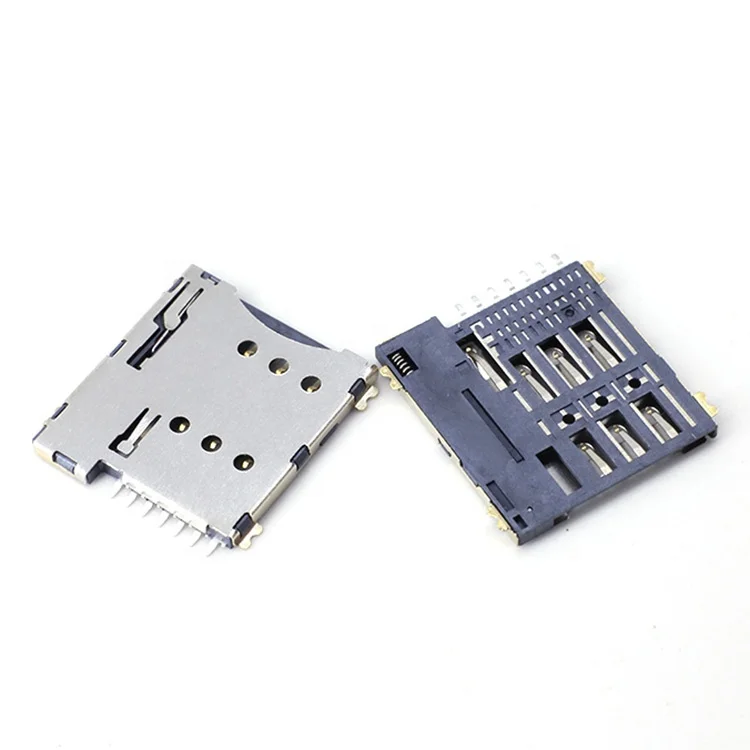 hrs KP13 series PUSH-PULL Nano SIM Card Connectors KP13CH-6S-SF