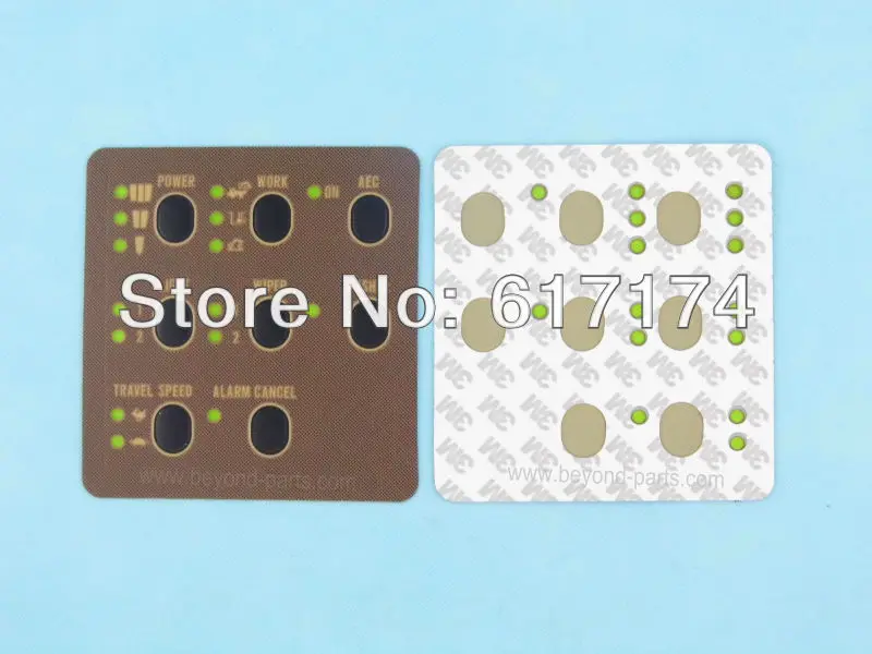 320A 320L E320 Excavator Spare Parts - Monitor Keypad Sticker for ...