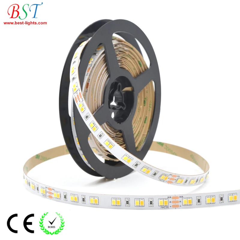 Super Bright LED Strip Light Bi-Color Dual White CCT 3000K/5000K LED ...