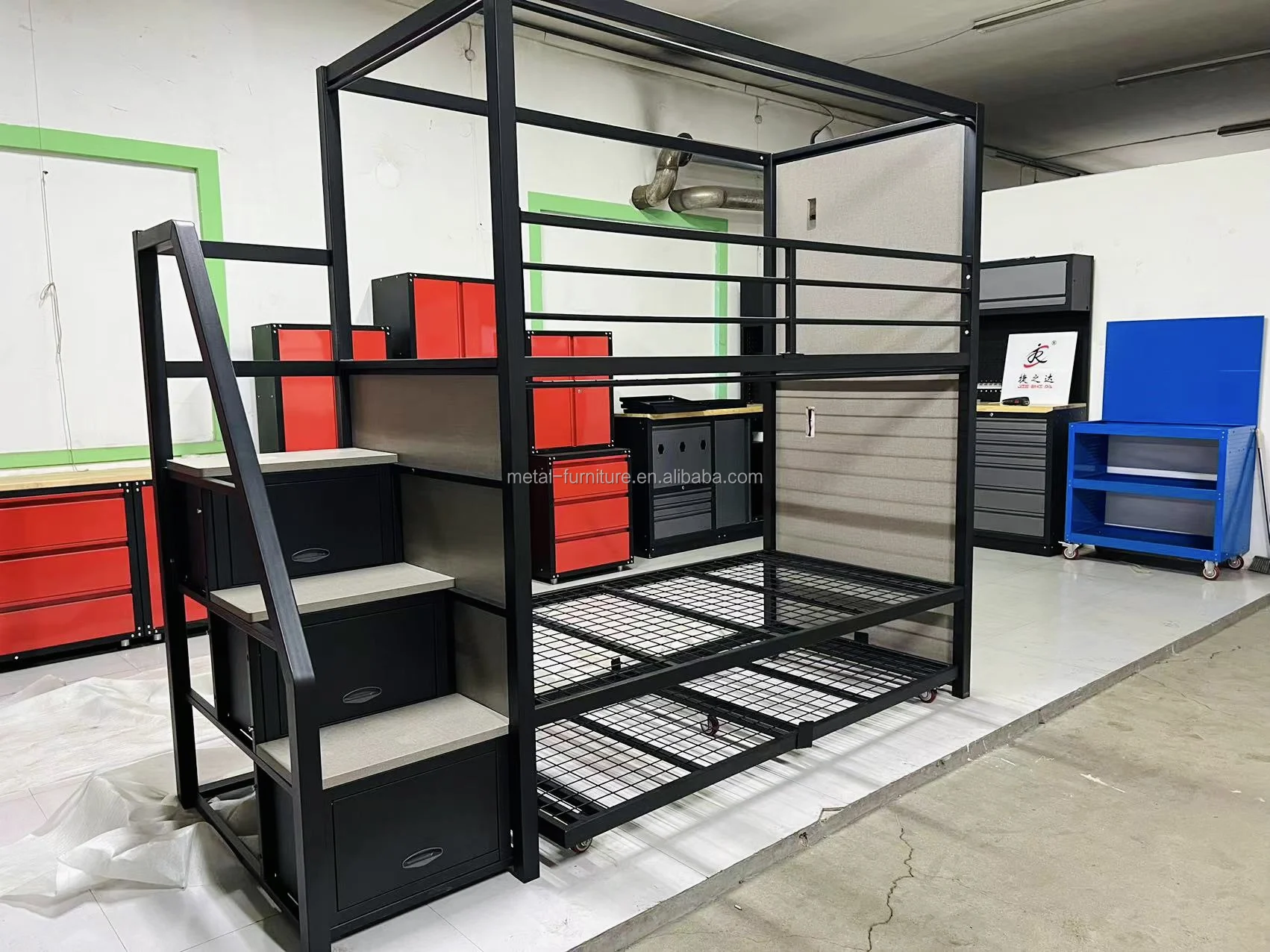 Multifunctional Single Capsule Pod Twin Loft Bed for Schools