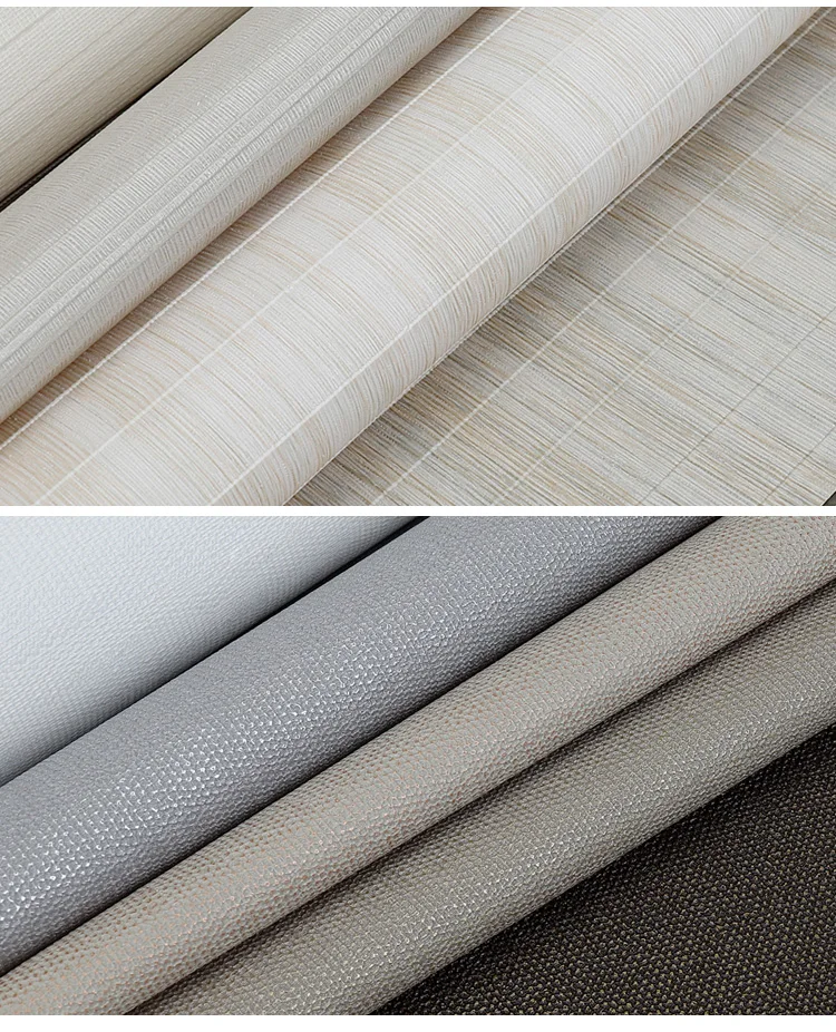 Modern Design Fabric Backed Pvc Wall Cloth Wallcovering Interior Wall ...