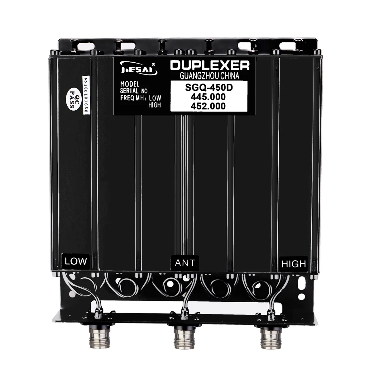 50w Uhf 6 Cavity Duplexer 380-470mhz For Motorola Repeater Sl16/bnc ...