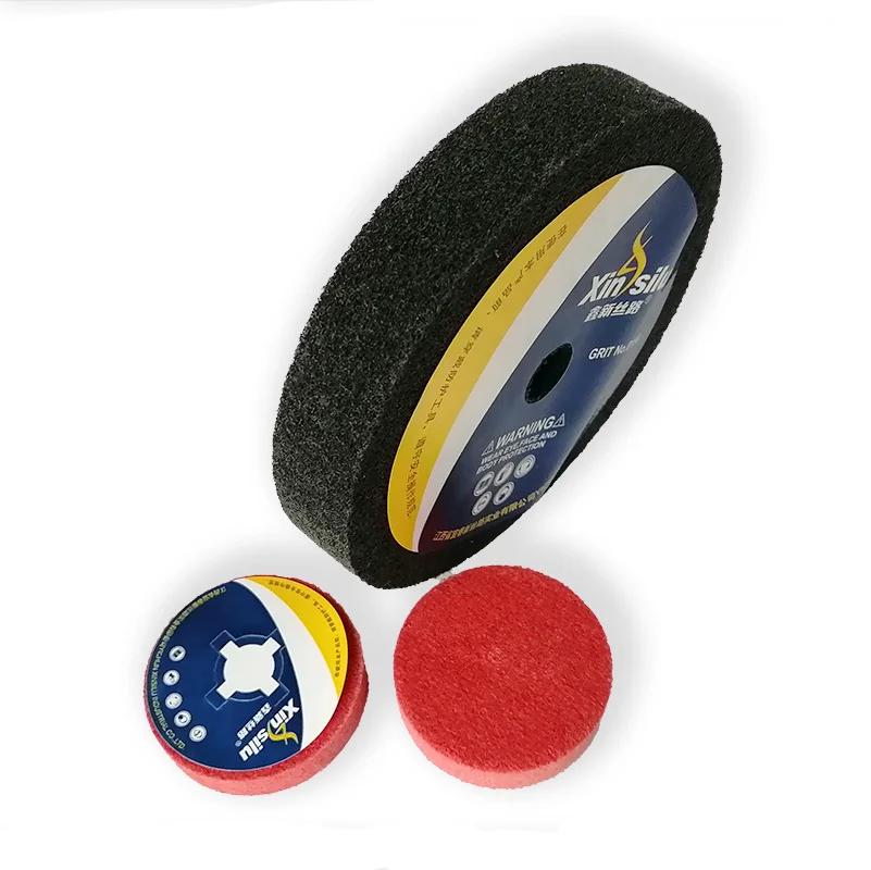 Deburring Wheel Waffle Pattern 6x1 9p /180#non Woven Wheel For Metal ...