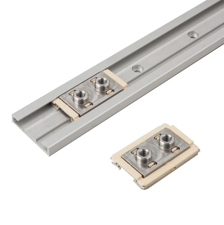 Drylin Replace Igus Aluminum Linear Slide Guide Rail With Plastic Slide ...