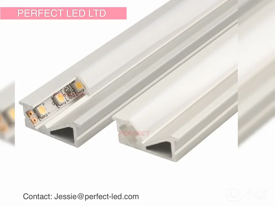 Perfect Led Lighting New Corner Led Channel V-slot Aluminum Profile 45 ...