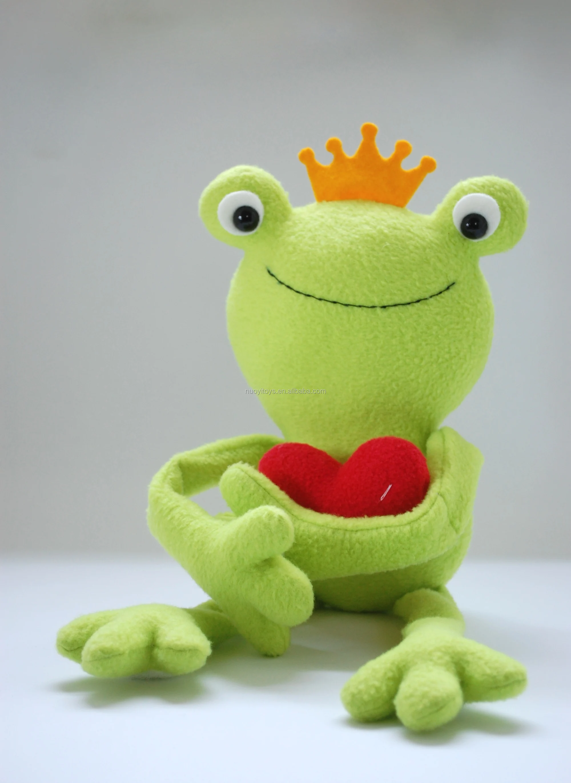 Custom Green Singing Soft Plush Frog Prince Stuffed Toy - Buy Frog ...