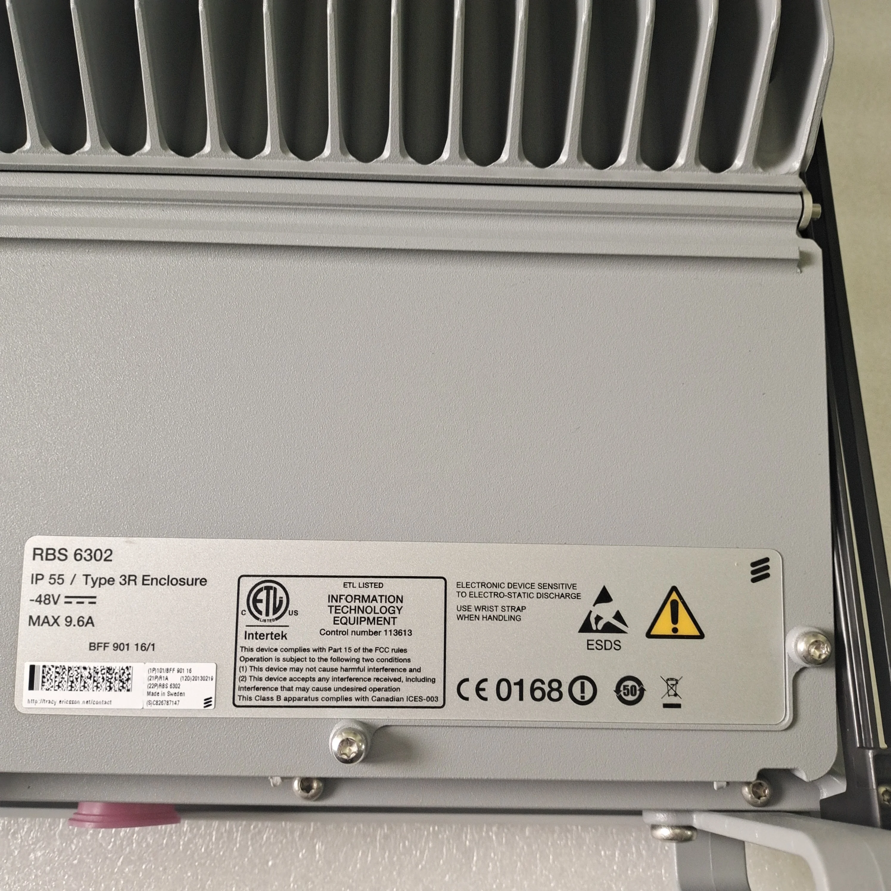 Ericsson RBS 6302 BFF 901 16/1 - Un-Used Equipped Unit