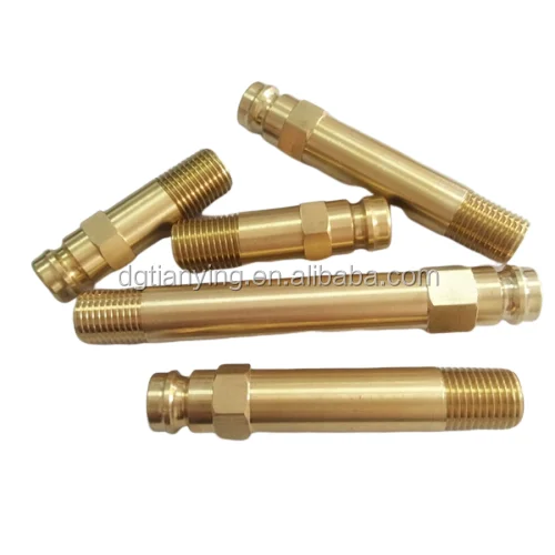 Hasco Brass Water Pipe Nipple Z81 from Tianying Mold Fitting Ltd