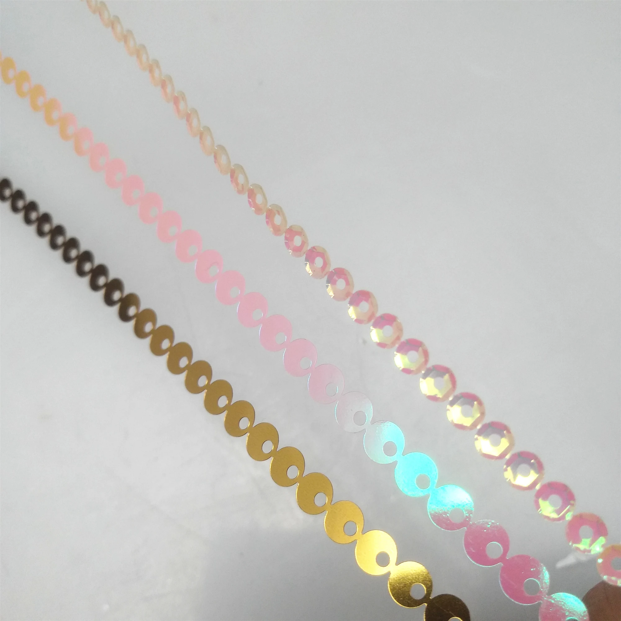 2mm to 9mm Line Sequins for Embroidery Machine - Durable & Versatile