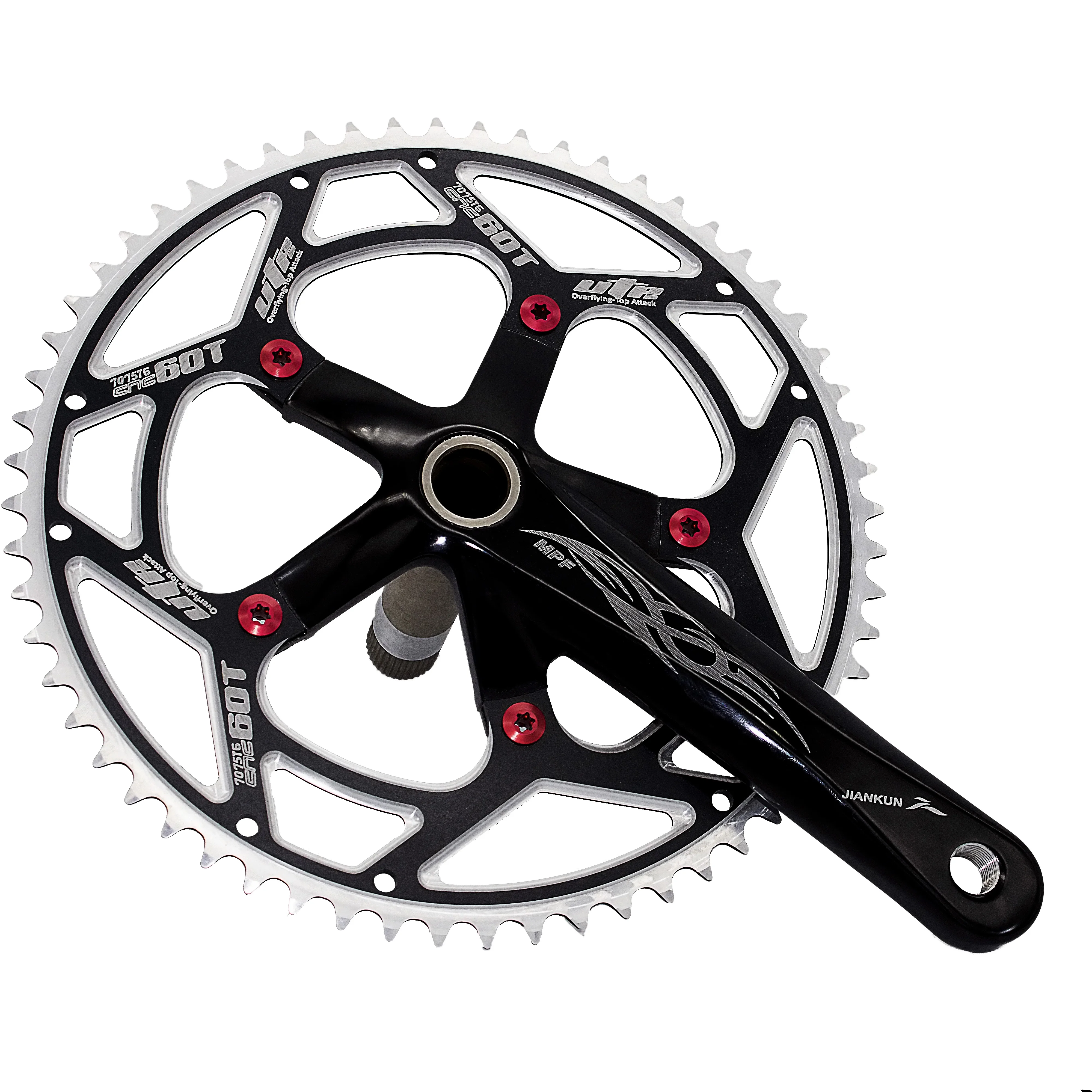 More Powerful Hollowtech 60T CNC Aluminum Alloy Crankset