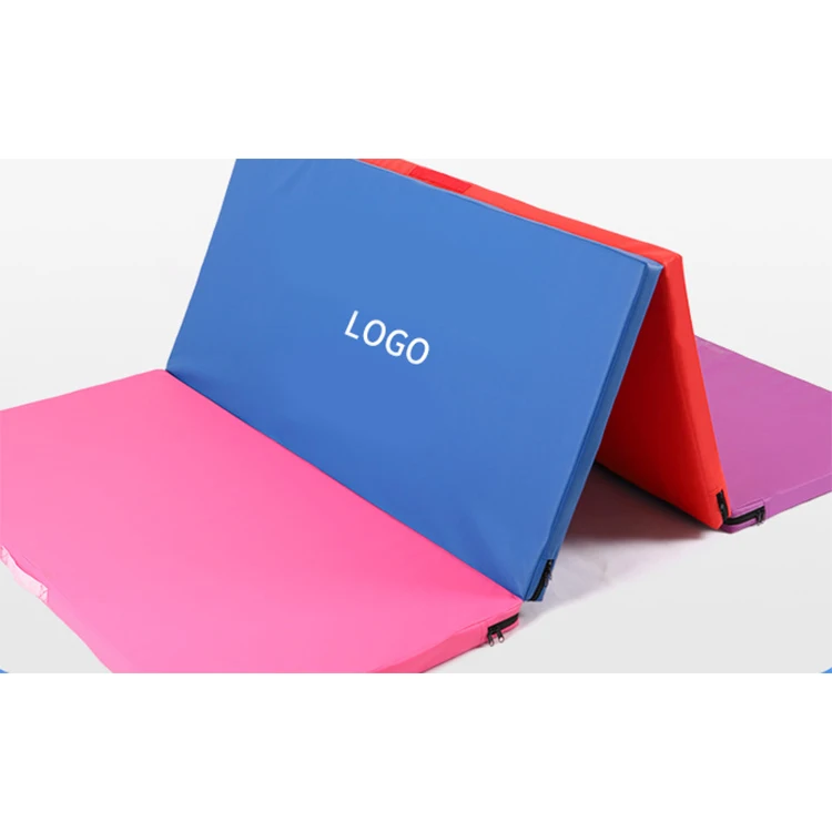 Folding Gymnastics Mat With Carrying Handles For Yoga Home Gym Fitness ...