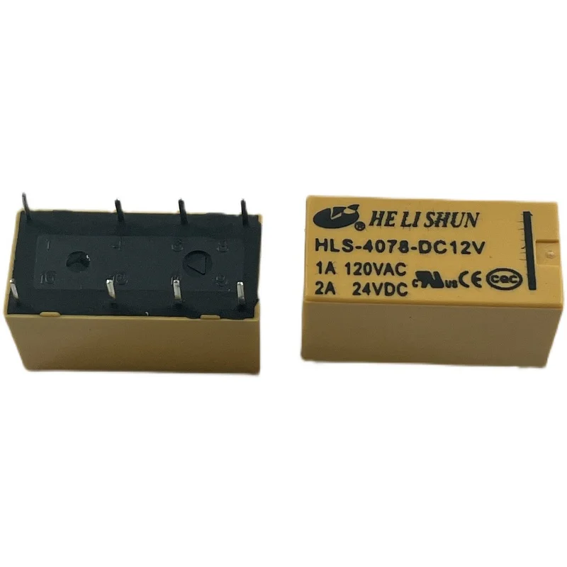 Original Relay 12vdc 2a 8pin Relay Hls-4078 Dc12v Electrical Components ...