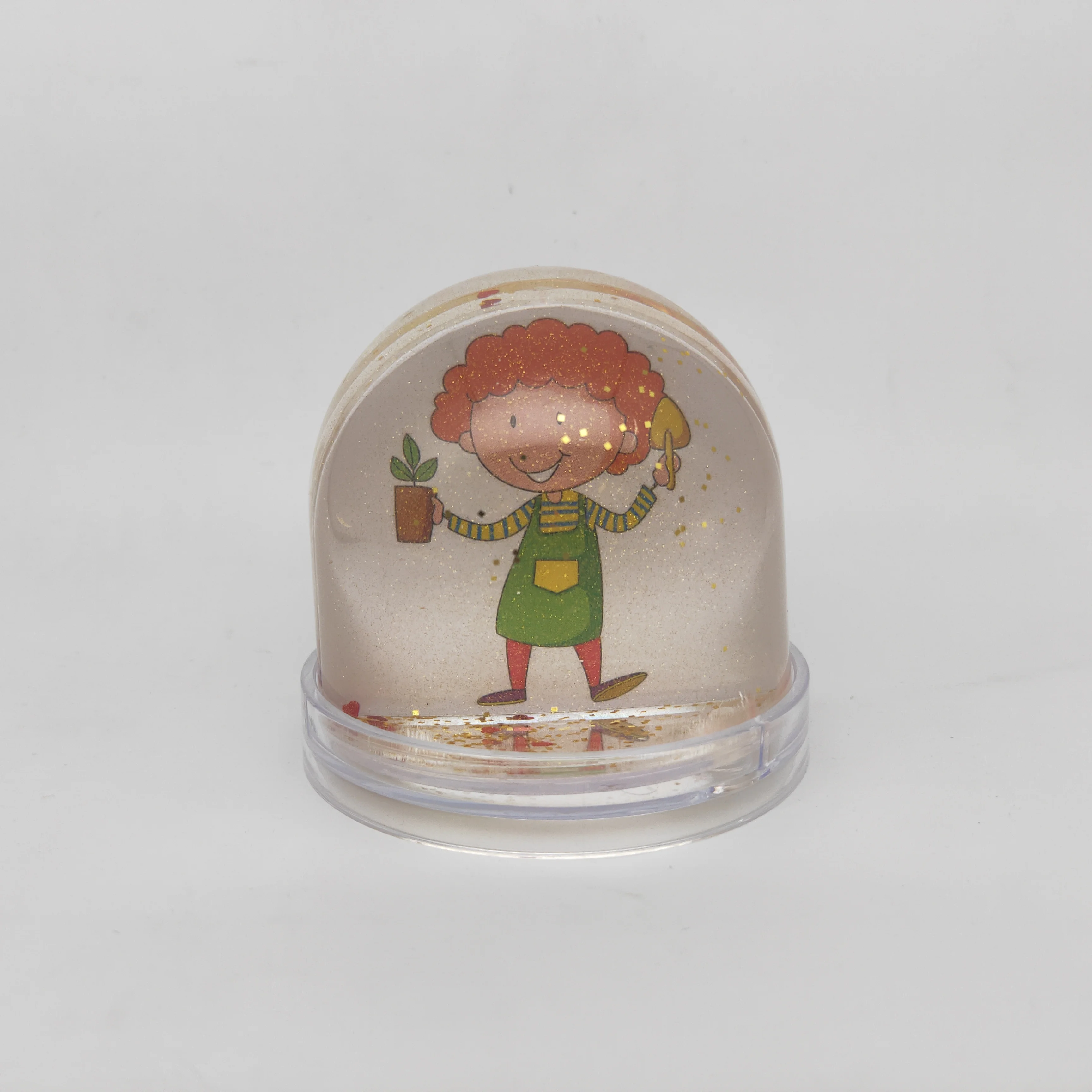 8.5x9cm Acrylic Snow Globe Frame Kit Resin Diy Photo Insert For ...