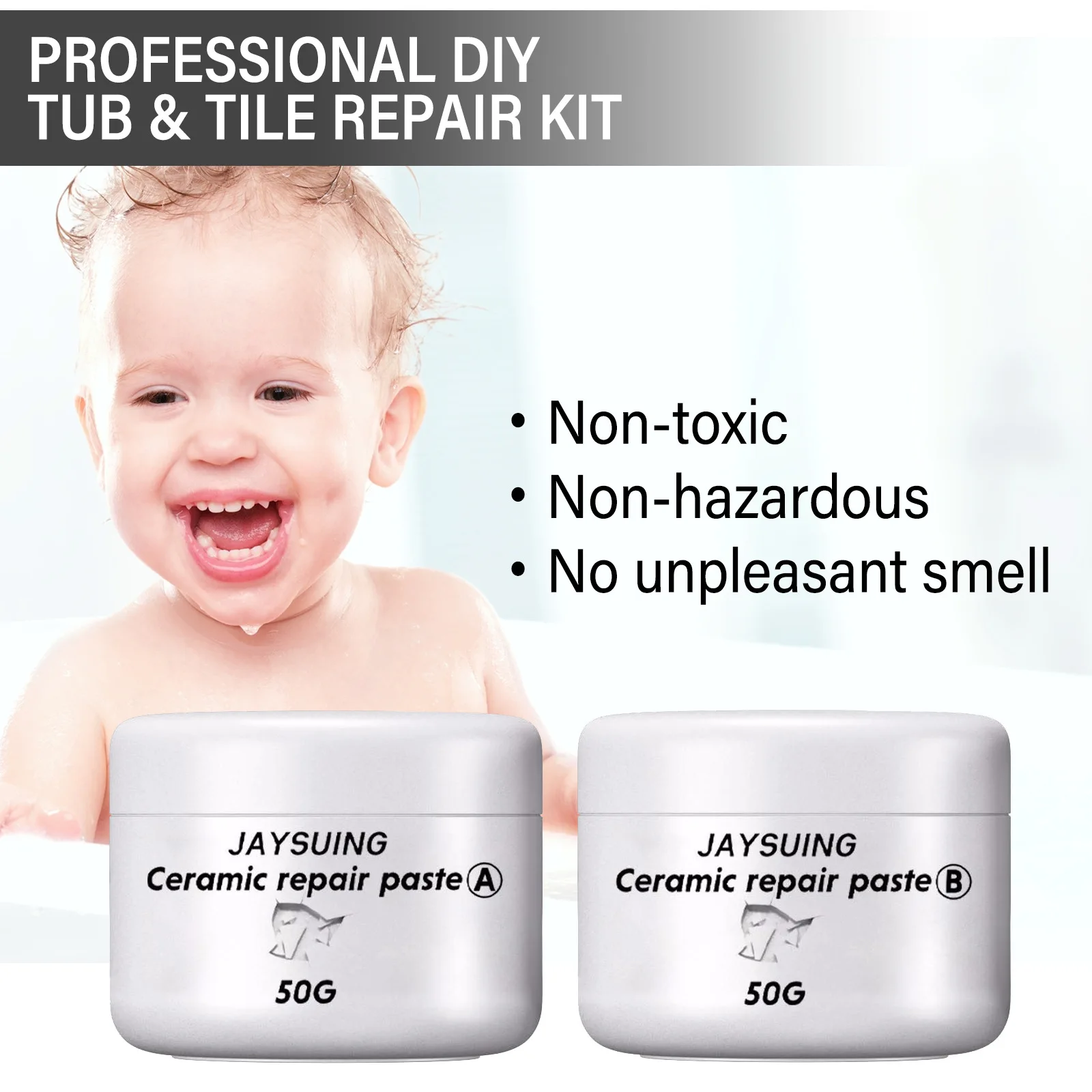 Jaysuing Oem Ceramic Paste Floor Tile Adhesive Tub Tile And Shower ...