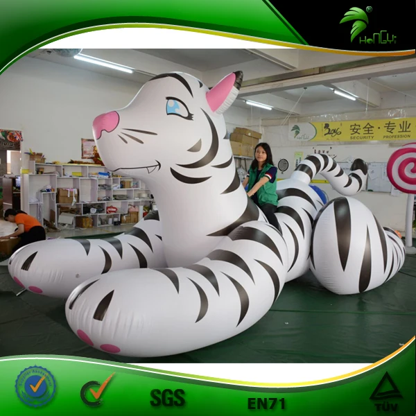 Durable Soft PVC Giant Inflatable Tiger - 3 Year Warranty