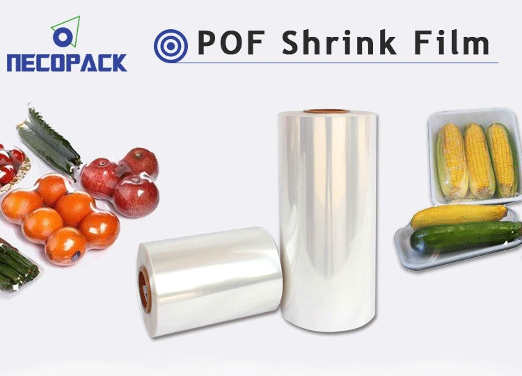 Transparent Plastic Packing Wrap Biodegradable POF Polyolefin Shrink ...