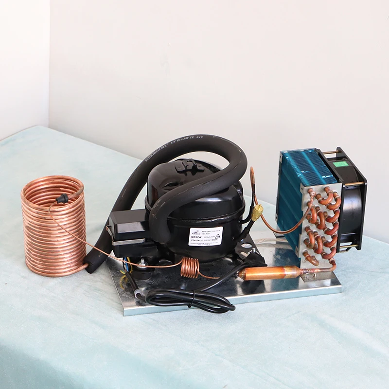 Portable Cooling System Refrigeration Gas Cooler Compressor Copper Tube ...