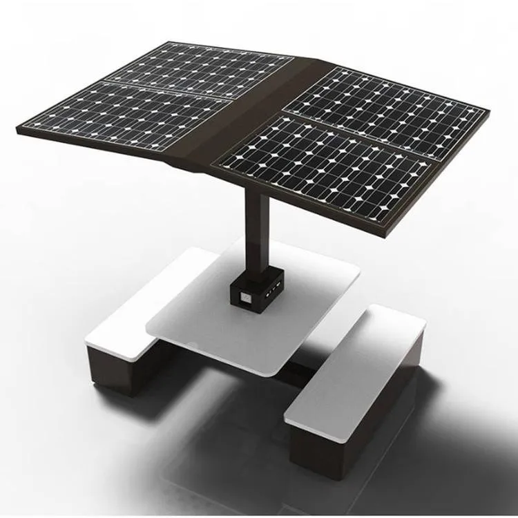 Contemporary Outdoor Garden Bench Solar Intelligent Energy-saving Bench ...